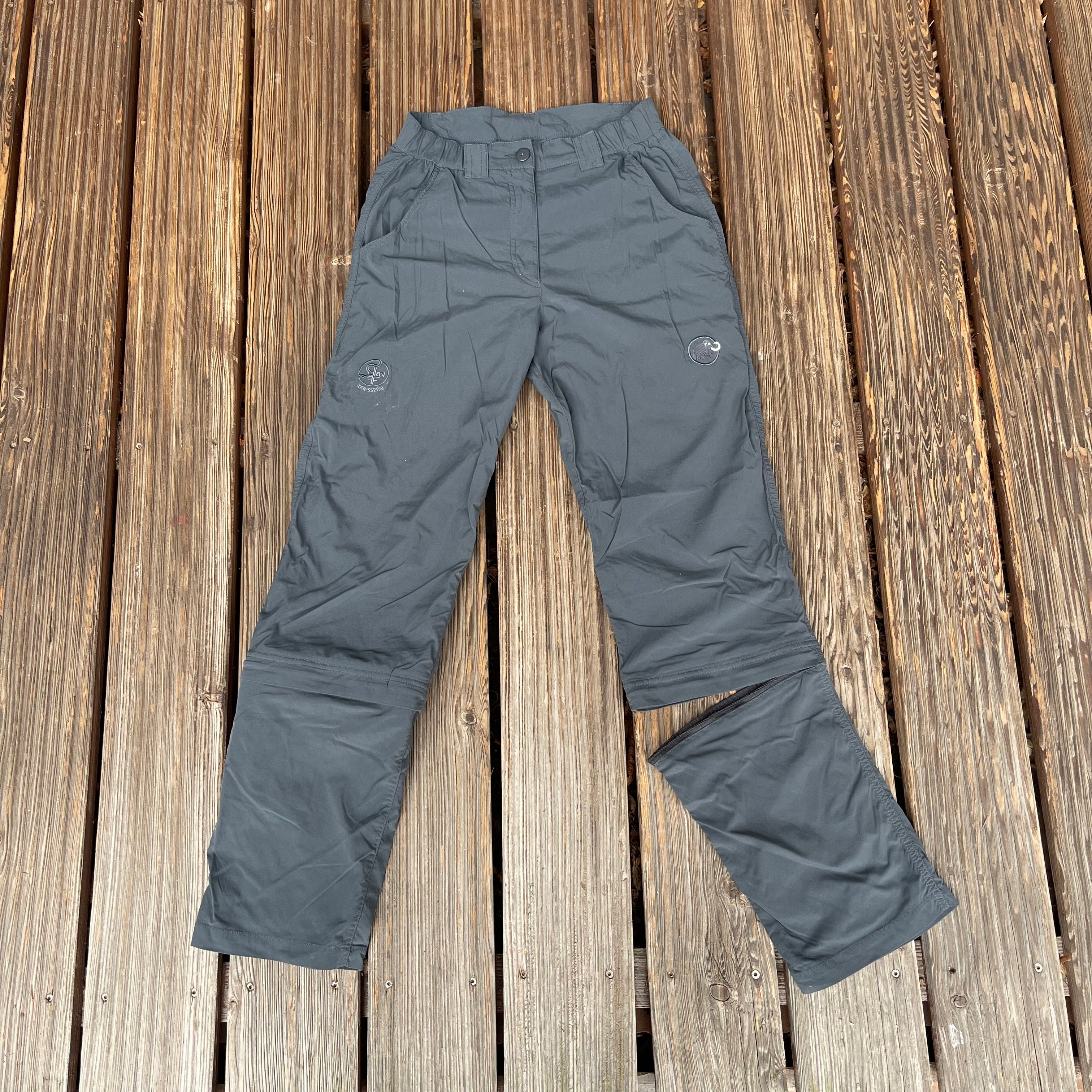 Funktions Hose Mammut S Damen Zip Off Wasserabweisend Grau